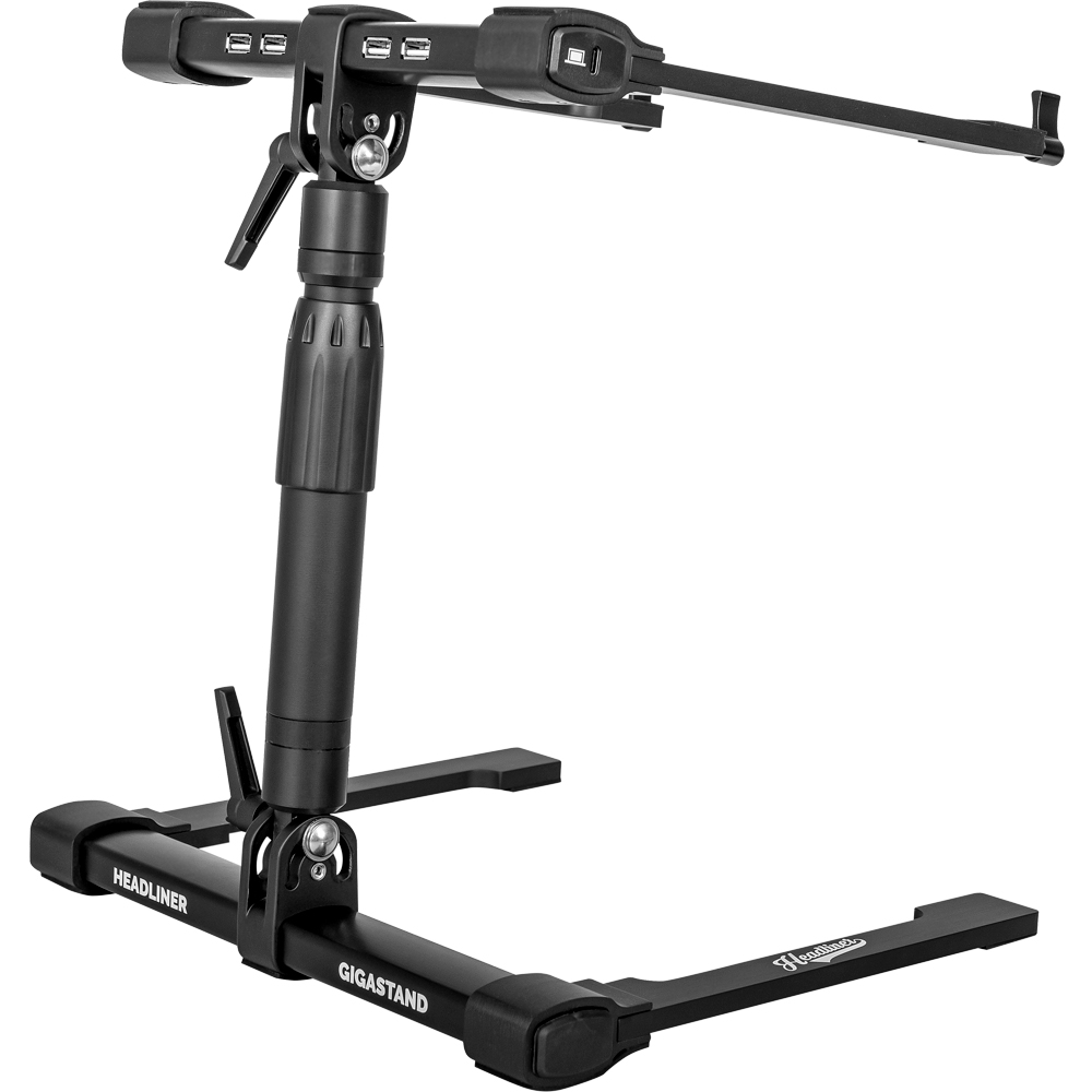 Headliner Gigastand USB, DJ Laptop and Small Controller Stand - The ...