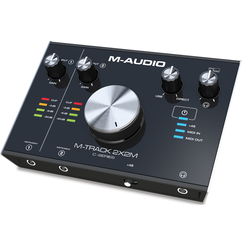 M-Audio M-Track 2x2M USB/MIDI Audio Interface - The Disc DJ Store